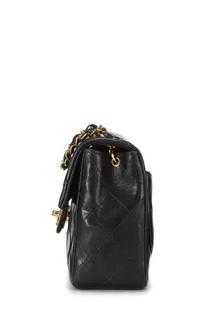 Chanel Quilted Lambskin Half Flap - Black