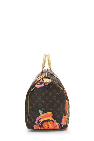 LOUIS VUITTON Stephen Sprouse Monogram Roses Keepall 50 - Brown