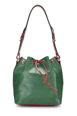 LOUIS VUITTON Red & Epi Noè Petite