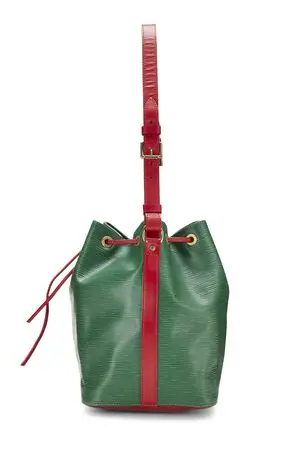 LOUIS VUITTON Red & Epi Noè Petite