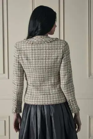 Chanel Raw-hem Tweed Jacket