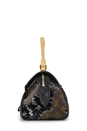 LOUIS VUITTON Monogram Fleur De Jais Carrousel Bag