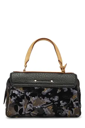 LOUIS VUITTON Monogram Fleur De Jais Carrousel Bag