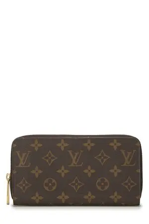 LOUIS VUITTON Monogram Canvas Zippy Continental Pink