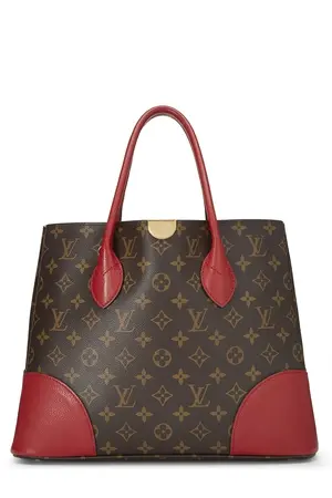LOUIS VUITTON Monogram Canvas Flandrin Tote - Red