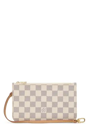 LOUIS VUITTON Louis Vuitton Damier Azur Neverfull Pouch PM