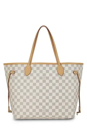 LOUIS VUITTON Damier Azur Nm - White
