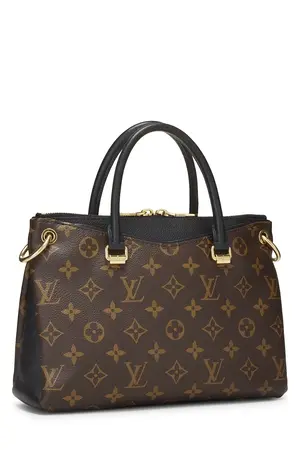 LOUIS VUITTON Pallas Nm Monogram Canvas Bag - Black