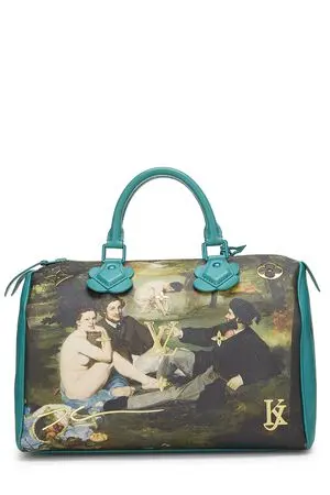 LOUIS VUITTON Jeff Koons X Manet Masters Speedy 30