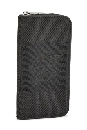 LOUIS VUITTON Damier Geant Zippy - Black