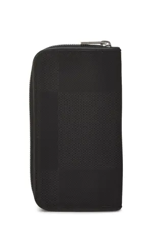 LOUIS VUITTON Damier Geant Zippy - Black