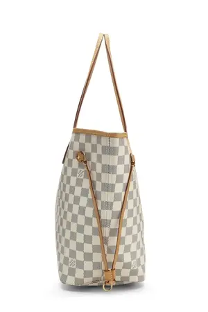 LOUIS VUITTON Damier Azur Tote - White
