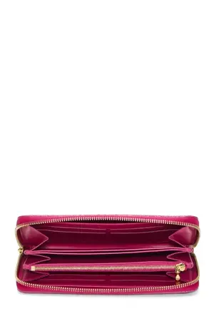 LOUIS VUITTON Monogram Vernis Ikat Flower Zippy Continental