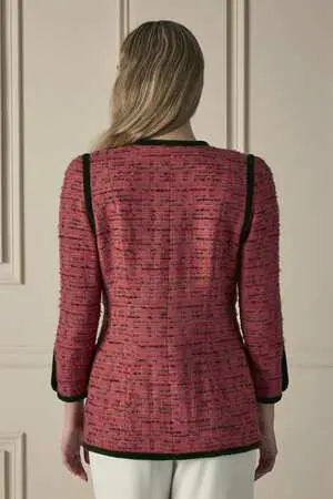 Chanel Velvet-trimmed Tweed Jacket