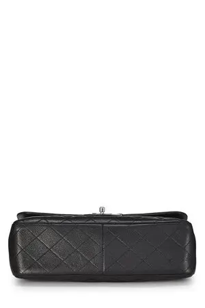 Chanel Quilted Caviar Classic Double Flap Shoulder Bag