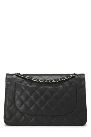 Chanel Quilted Caviar Classic Double Flap Shoulder Bag