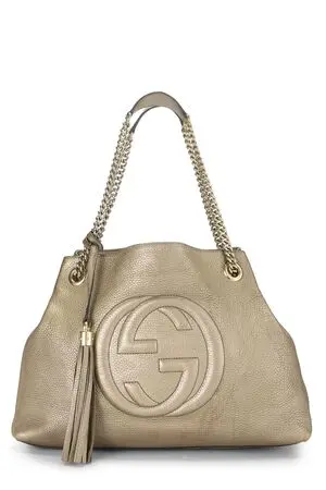 Gucci Soho Chain Tote - Gold