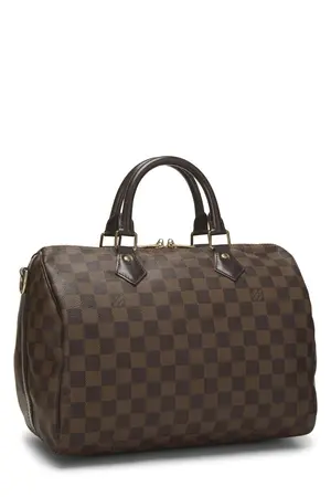 LOUIS VUITTON Damier Ebene Speedy 30 - Brown