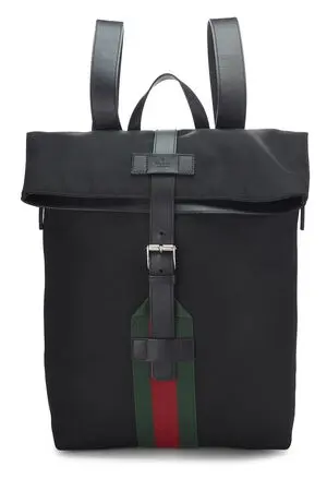 Gucci Techno Canvas Web Backpack