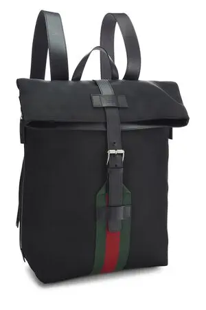 Gucci Techno Canvas Web Backpack
