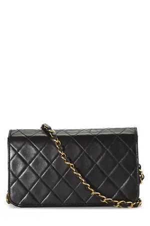 Chanel Quilted Lambskin Snap Full Flap Bag