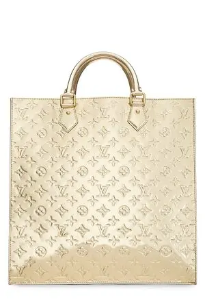 LOUIS VUITTON Monogram Miroir Sac Plat - Gold