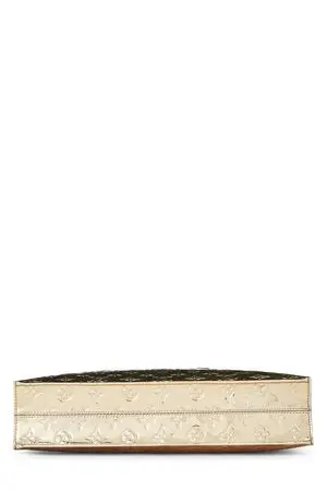LOUIS VUITTON Monogram Miroir Sac Plat - Gold