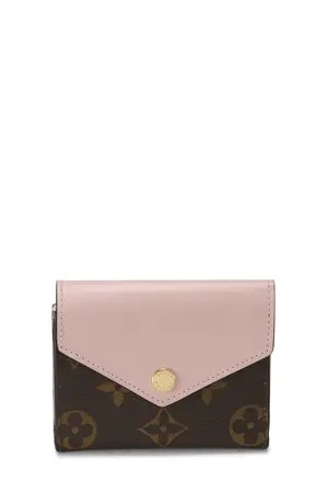 LOUIS VUITTON Monogram Canvas Zoe Wallet - Pink