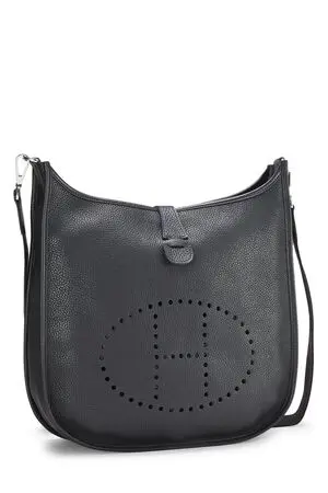 Hermès Clemence Evelyne Iii Bag - Black