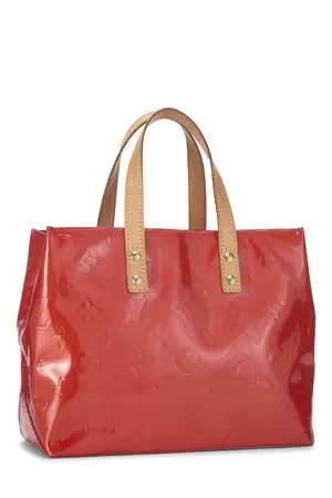 LOUIS VUITTON Sunset Monogram Vernis Reade Tote - Orange
