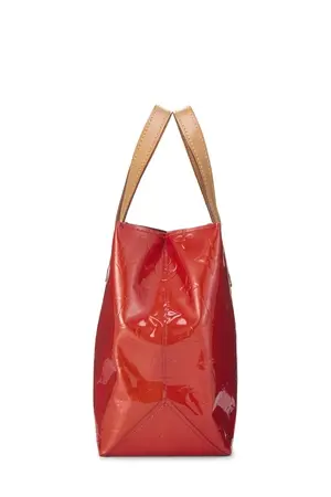LOUIS VUITTON Sunset Monogram Vernis Reade Tote - Orange