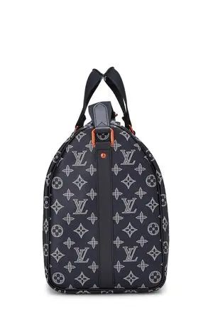 LOUIS VUITTON Monogram Upside Down Ink Speedy Bandouliere 40 - Navy