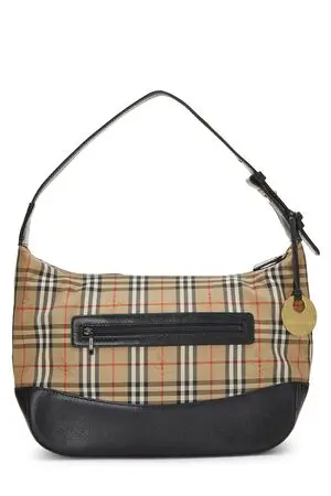 Burberry Haymarket Check Pocket Shoulder Bag Multi