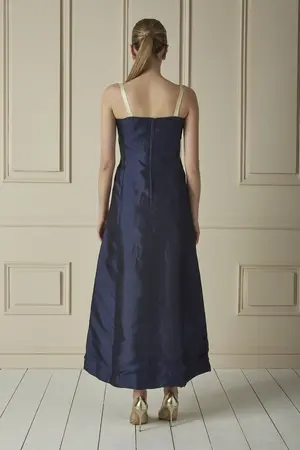 PATOU Dupioni Silk Evening Gown