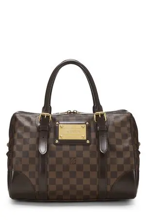 LOUIS VUITTON Damier Ebene Berkeley Top Handle Bag