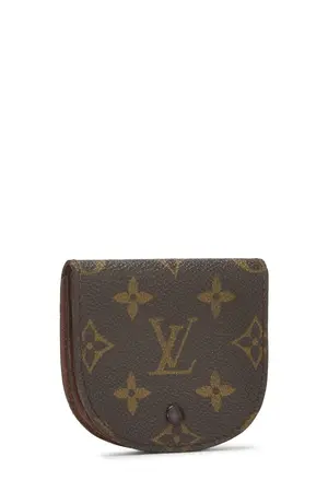 LOUIS VUITTON Monogram Canvas Porte-monnaie Gousset