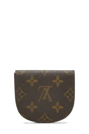 LOUIS VUITTON Monogram Canvas Porte-monnaie Gousset