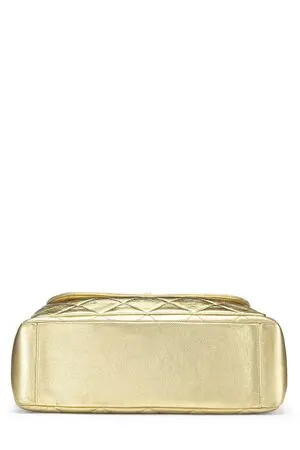 Chanel Metallic Lambskin Double Pocket Shoulder Bag
