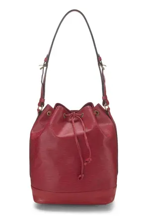 LOUIS VUITTON Epi Noe Bucket Bag - Red