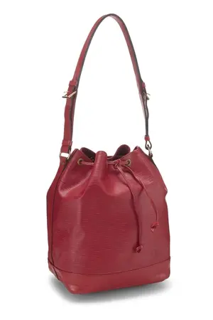 LOUIS VUITTON Epi Noe Bucket Bag - Red