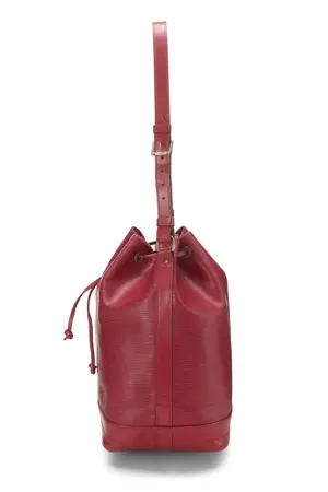LOUIS VUITTON Epi Noe Bucket Bag - Red