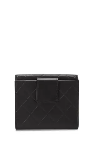 Chanel Quilted Lambskin Compact Wallet