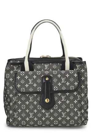 LOUIS VUITTON Monogram Mini Lin Sac Mary Kate - Black