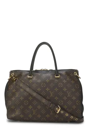 LOUIS VUITTON Monogram Canvas Pallas Nm - Black
