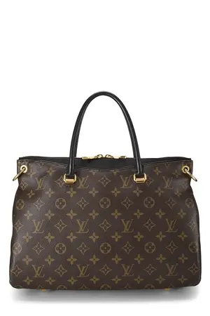 LOUIS VUITTON Monogram Canvas Pallas NM Black