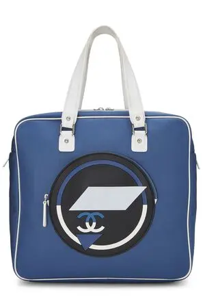 Chanel Airlines Zip Shopping Tote