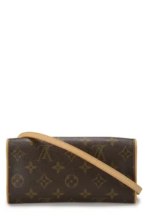 LOUIS VUITTON Monogram Canvas Pochette Twin Bag