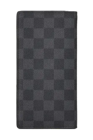 LOUIS VUITTON Damier Graphite Brazza Continental Wallet - Black