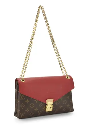 LOUIS VUITTON Monogram Canvas Pallas Chain Bag - Pink