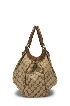 Gucci Original Gg Canvas Sukey Tote Bag - Brown
